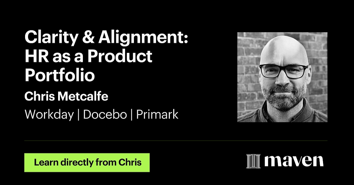 Clarity and Alignment: HR as a Product Portfolio