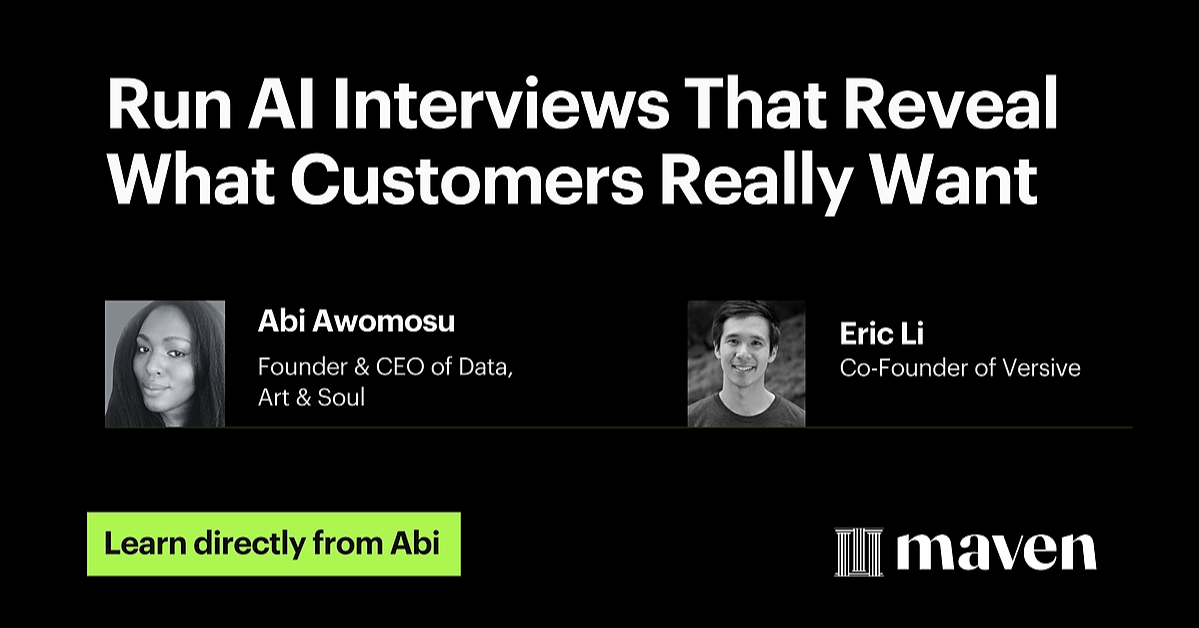 Run AI Interviews That Reveal What Customers Really Want