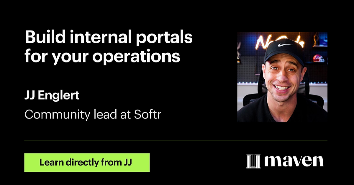 Build internal portals for your operations