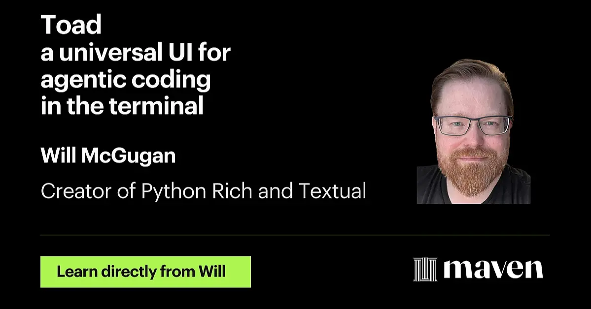 Toad - a universal UI for agentic coding in the terminal