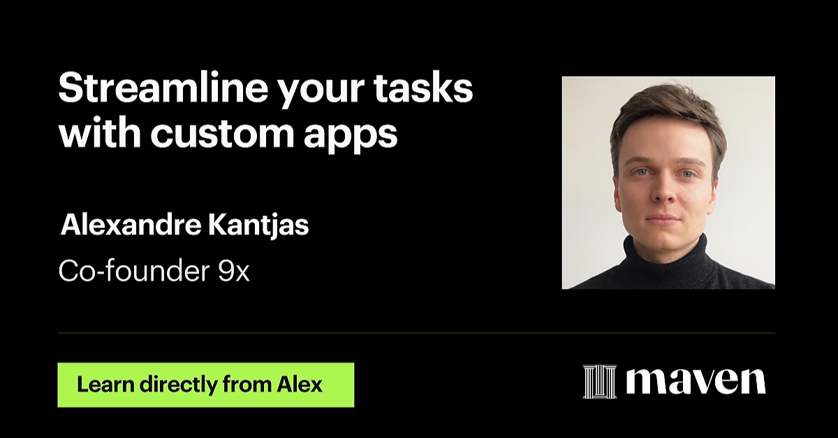 Streamline your tasks with custom apps