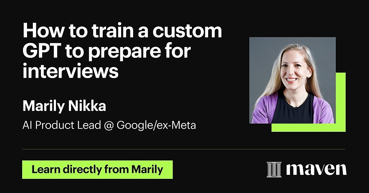 How to Train a Custom GPT to Prepare for Interviews