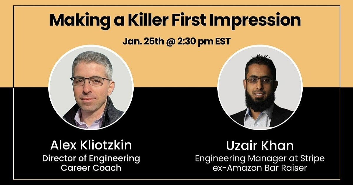 Making a Killer First Impression in Interviews