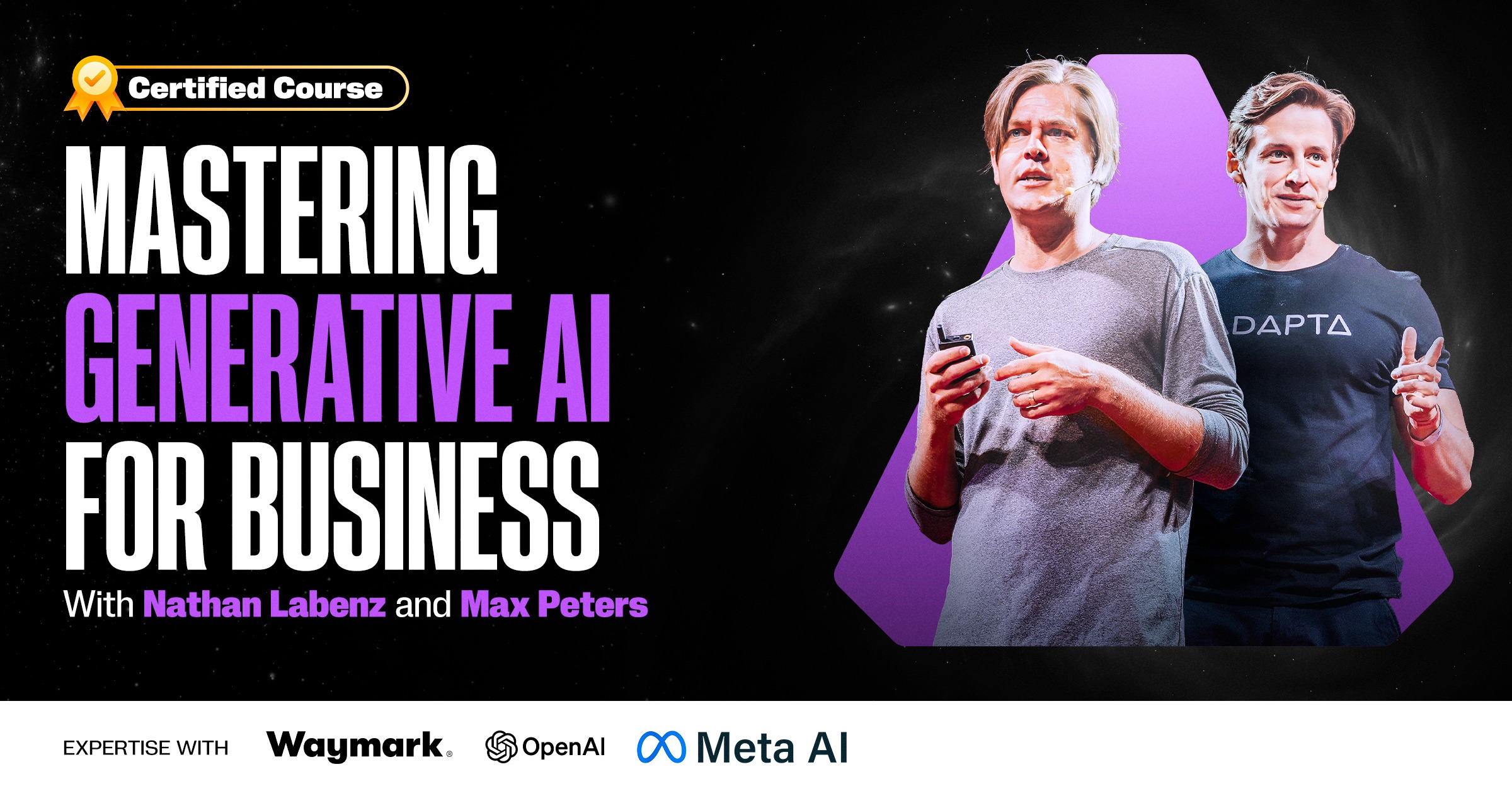 Mastering Generative AI for Business by Nathan Labenz on Maven
