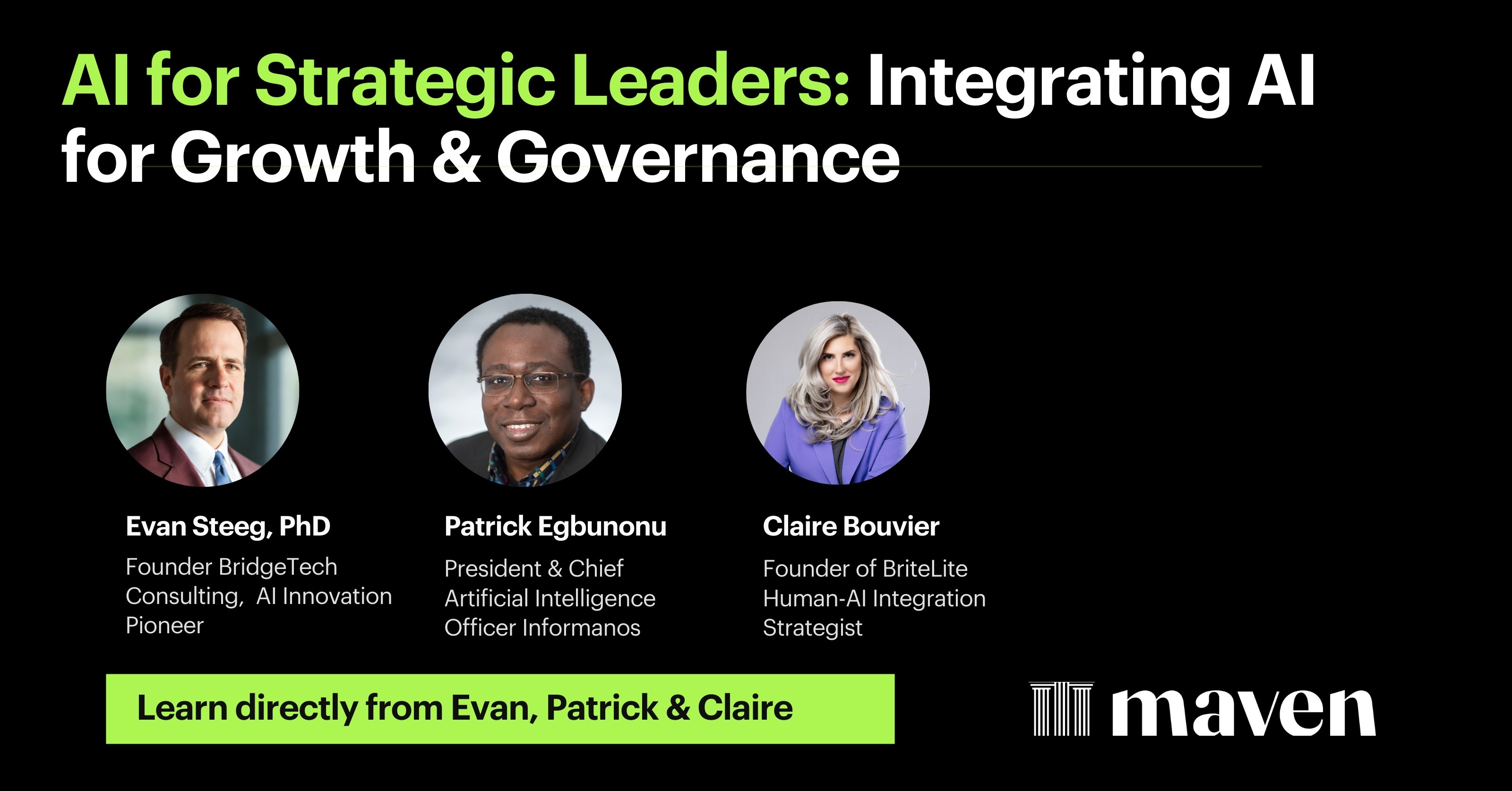 AI for Strategic Leaders: Integrating AI for Growth & Governance by ...