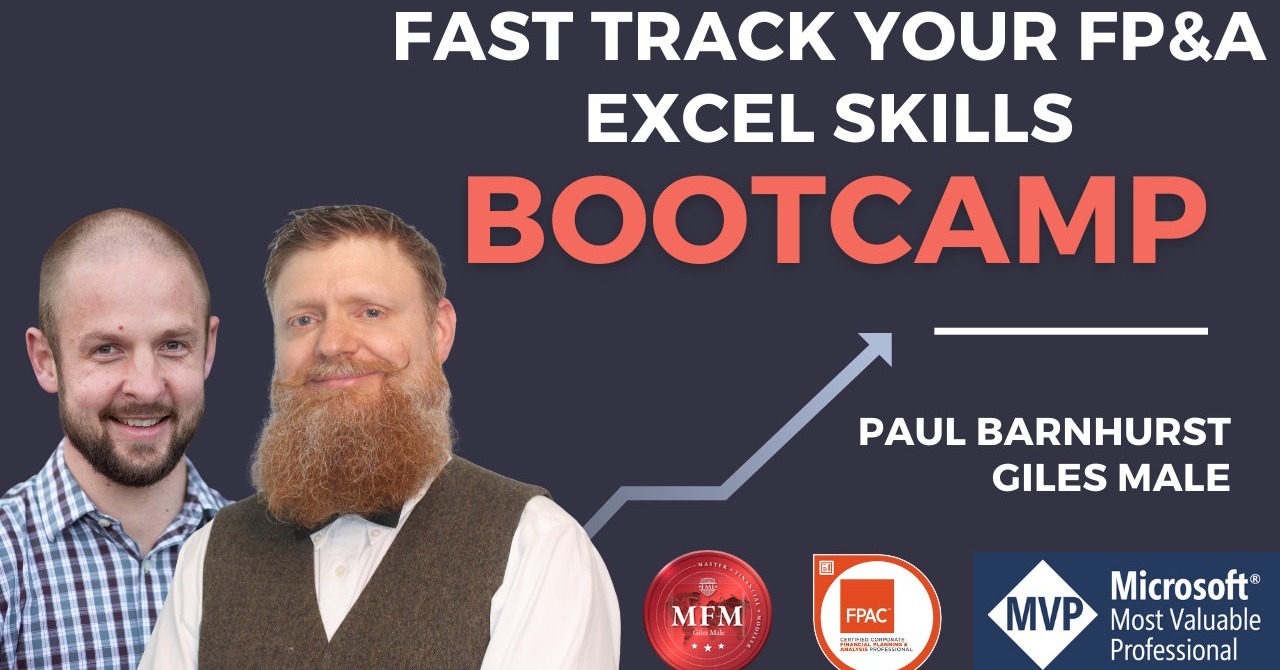 Fast Track Your FP&A Excel Skills by Giles Male and Paul Barnhurst on Maven