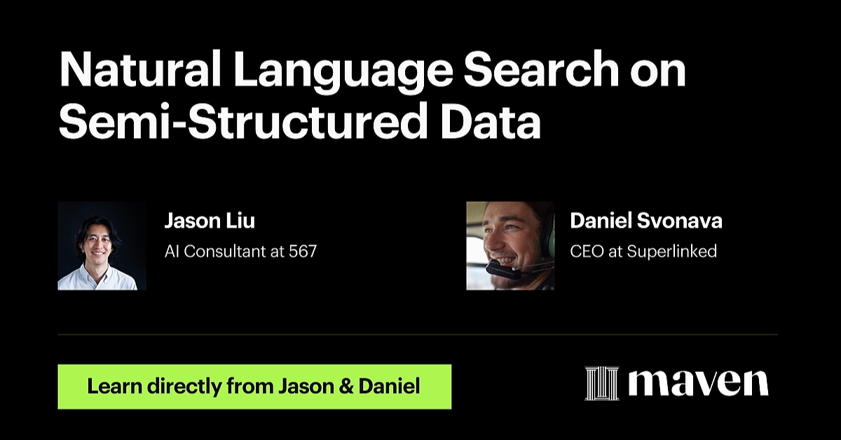 Natural Language Search on Semi-Structured Data