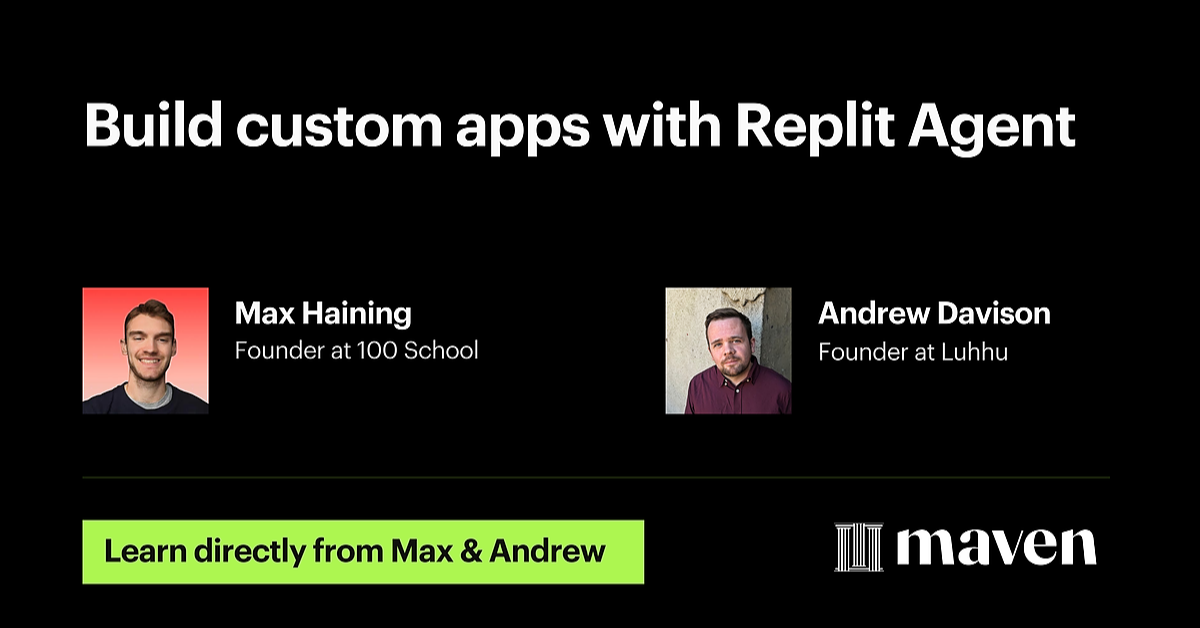 Build custom apps with Replit AI Agent