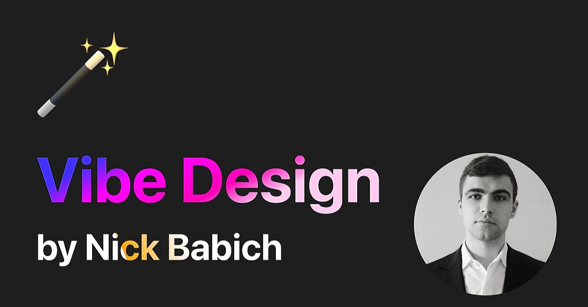 Vibe Design Powered by AI