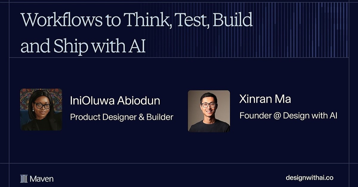 Workflows to Think, Test, Build and Ship with AI