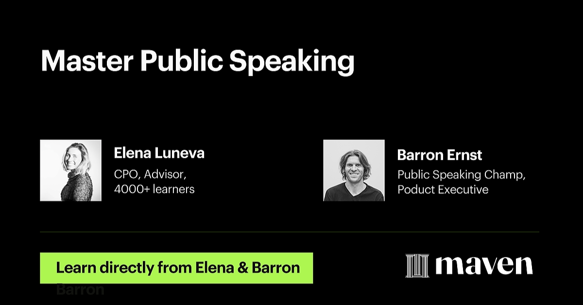 Master Public Speaking
