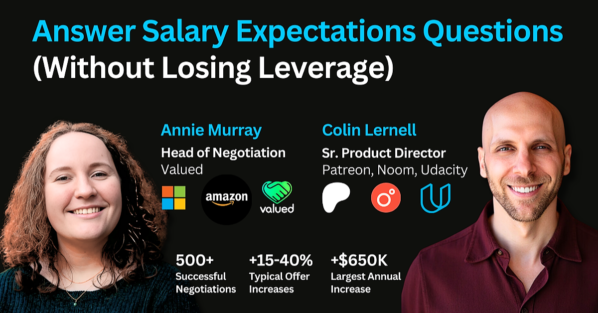 Answer Salary Expectations Questions Without Losing Leverage