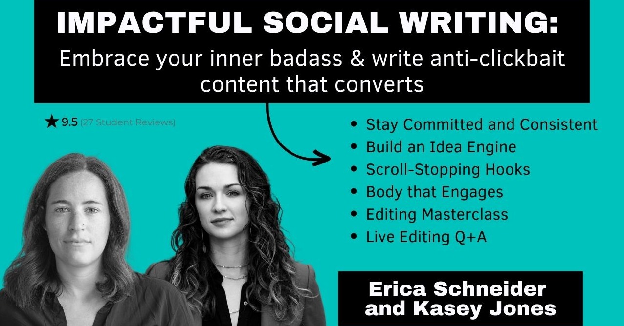 Impactful Social Writing by Erica Schneider (Head of Content at Grizzle ...