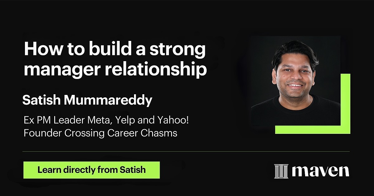 How to build a strong manager relationship