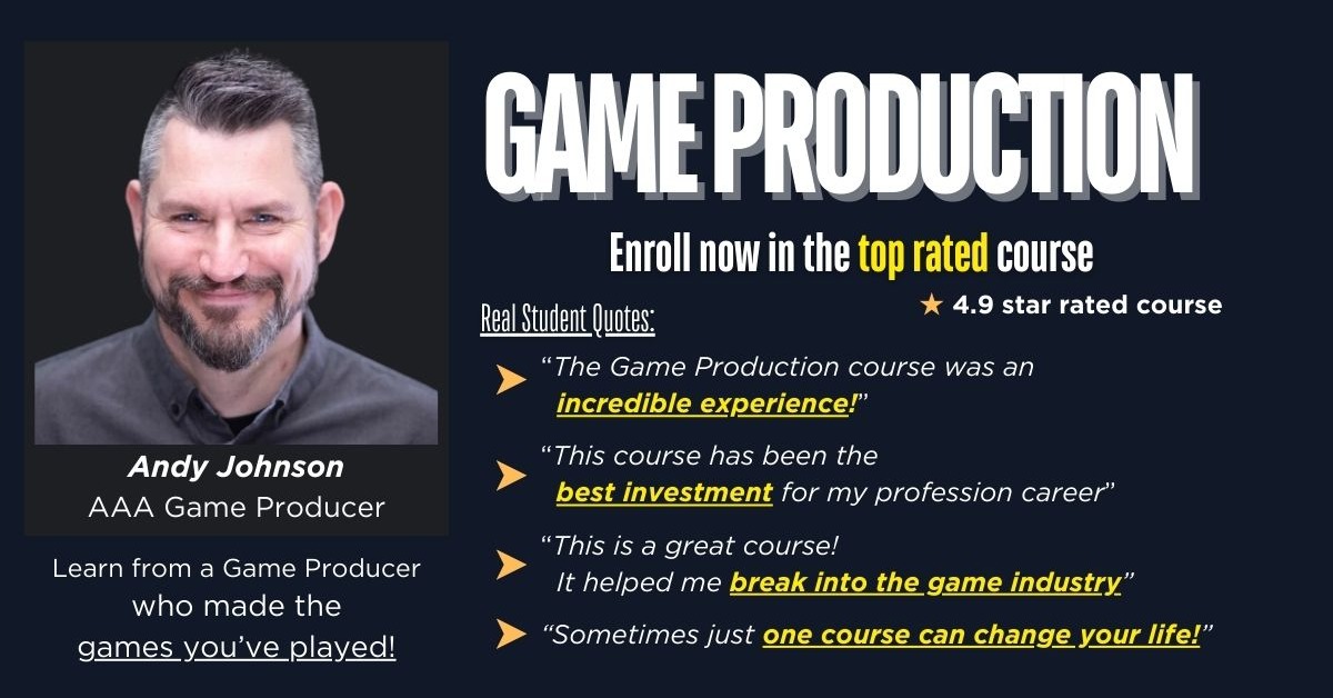 Game Production by Andy Johnson on Maven