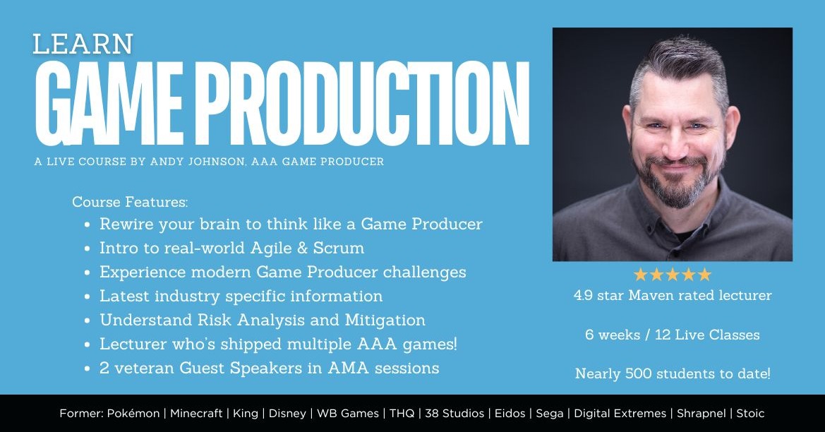 Game Production by Andy Johnson on Maven