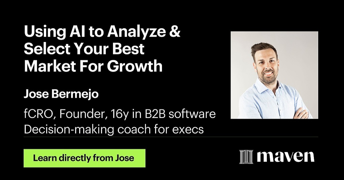 Using AI to Analyze & Select Your Best Market For Growth