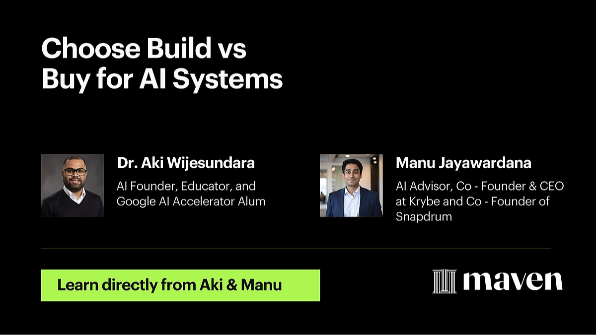 Choose Build vs Buy for AI Systems
