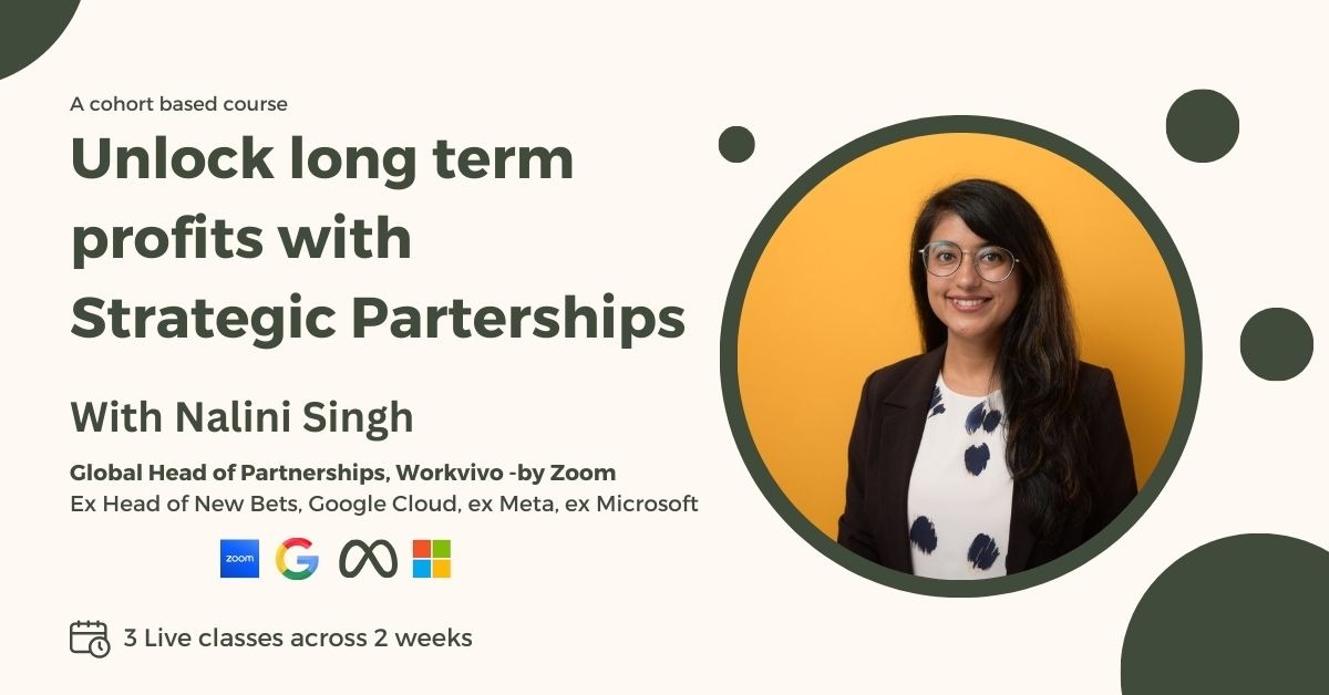 Unlock long term success with strategic partnerships by Nalini Singh on ...