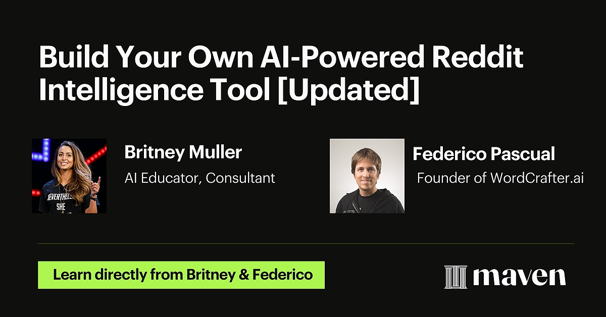 Build Your Own AI-Powered Reddit Intelligence Tool [Updated]