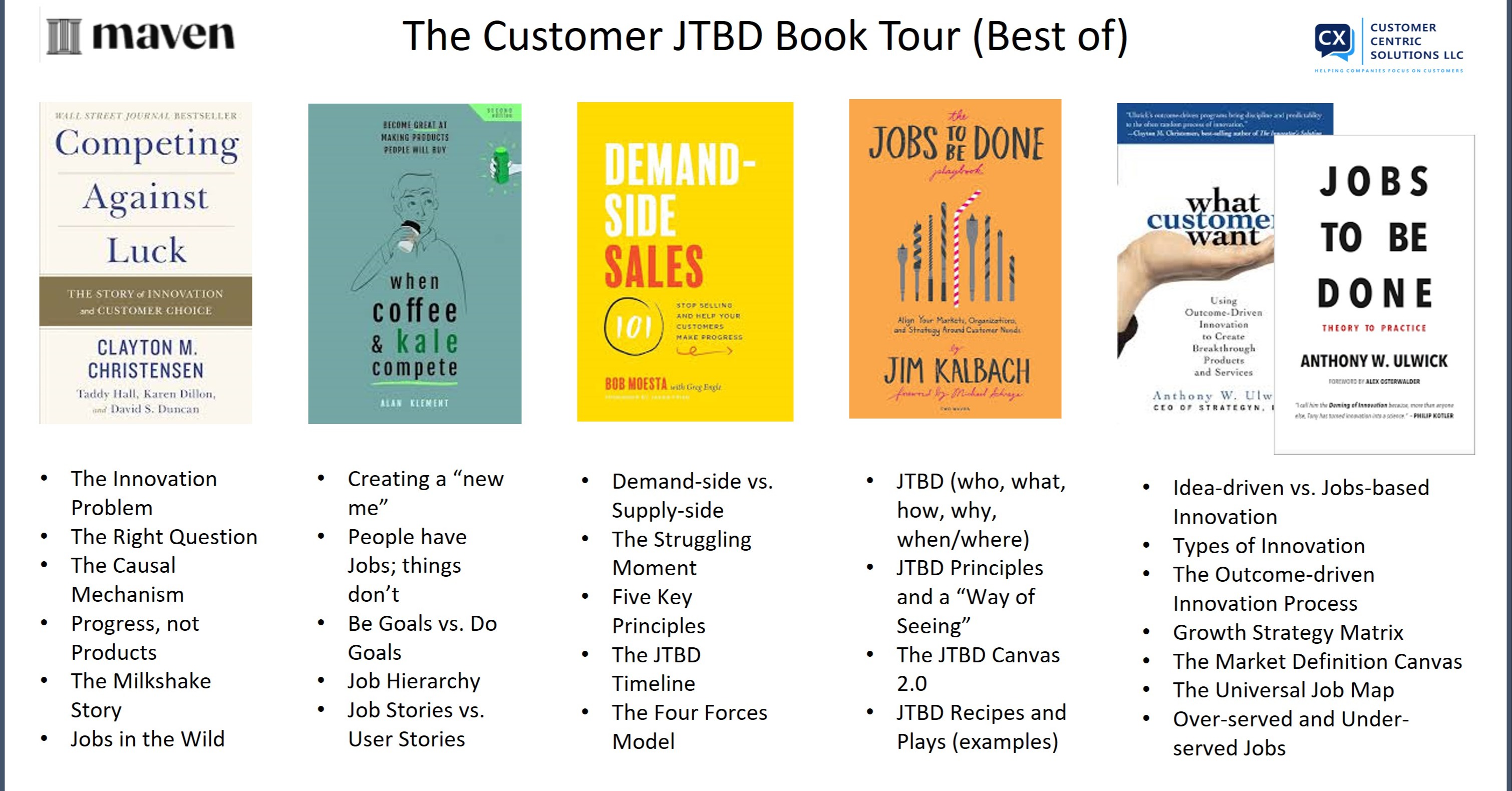 A deep dive into Advanced Topics from JTBD Thought Leaders by JOHN ...