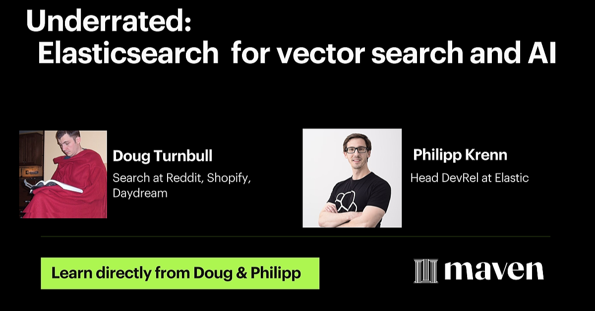 Underrated: Elasticsearch for vector search + AI