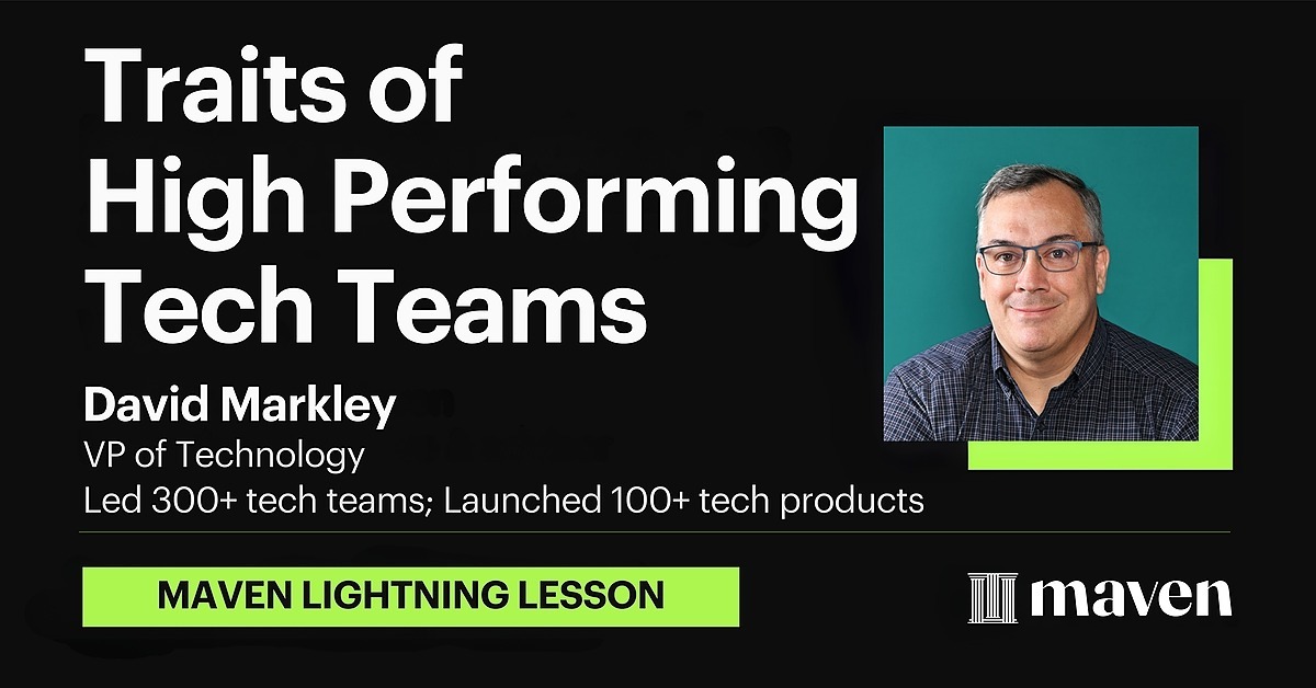 Traits of high performing tech teams