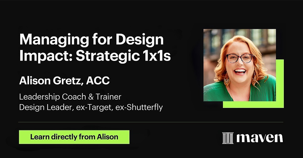 Managing for Design Impact: Strategic 1x1s