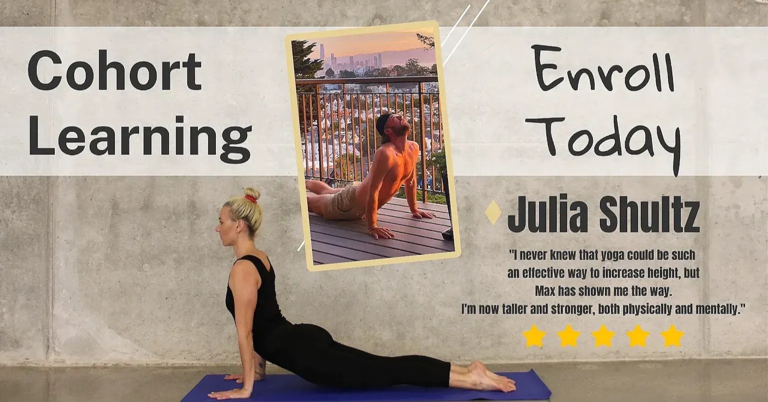 Get Taller - 10 Day Self-Paced Jam Packed Course by Yoga with Max on Maven