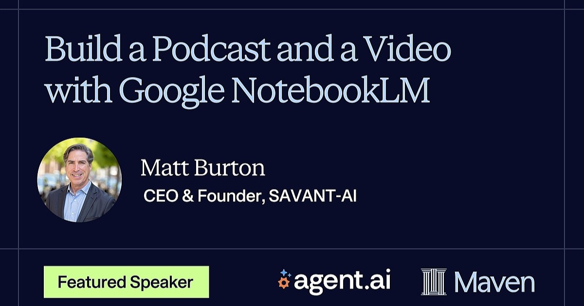Build a Podcast and a Video with Google NotebookLM