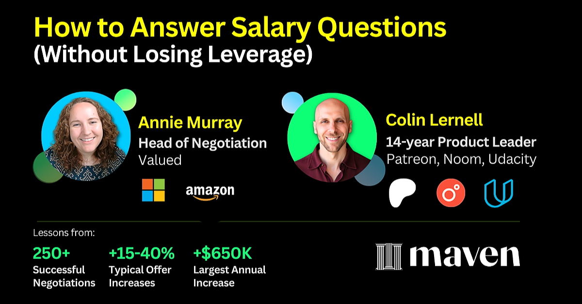 How to Answer Salary Questions (Without Losing Leverage)