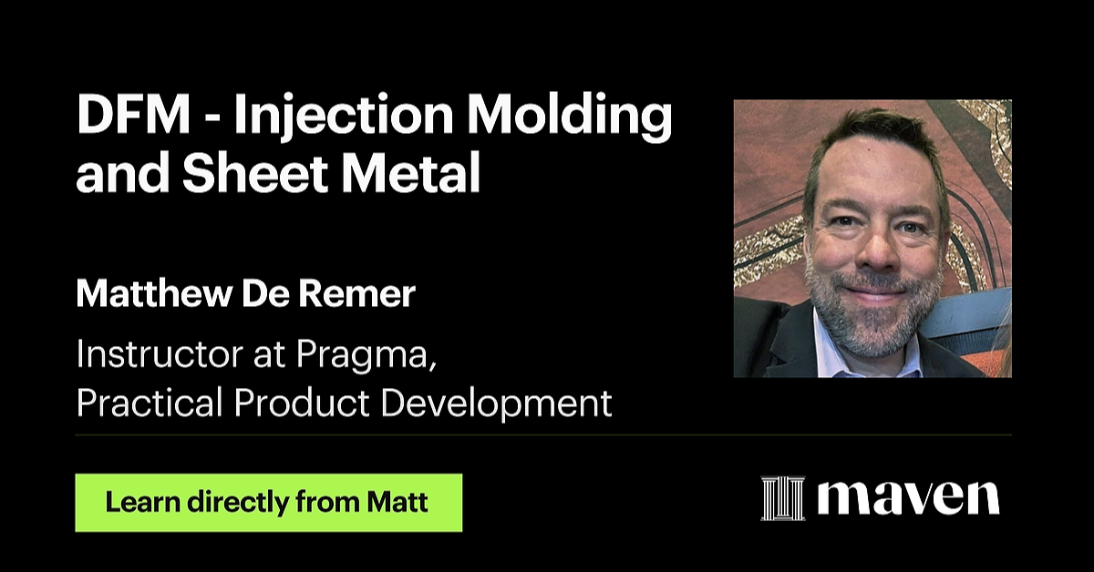DFM - Injection Molding and Sheet Metal