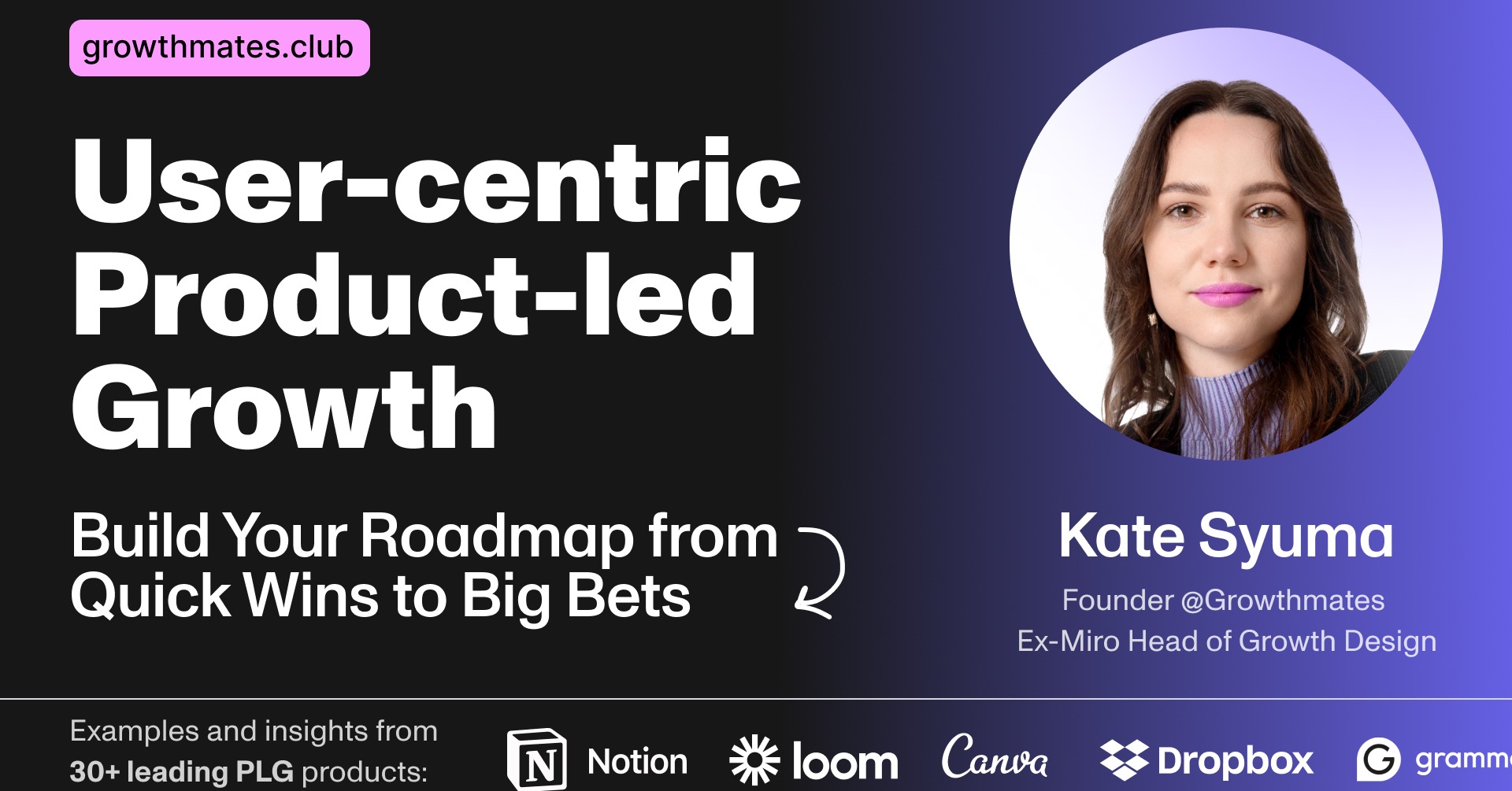 User-Centric Product Growth in AI Era: Build Your Roadmap by Kate Syuma on Maven