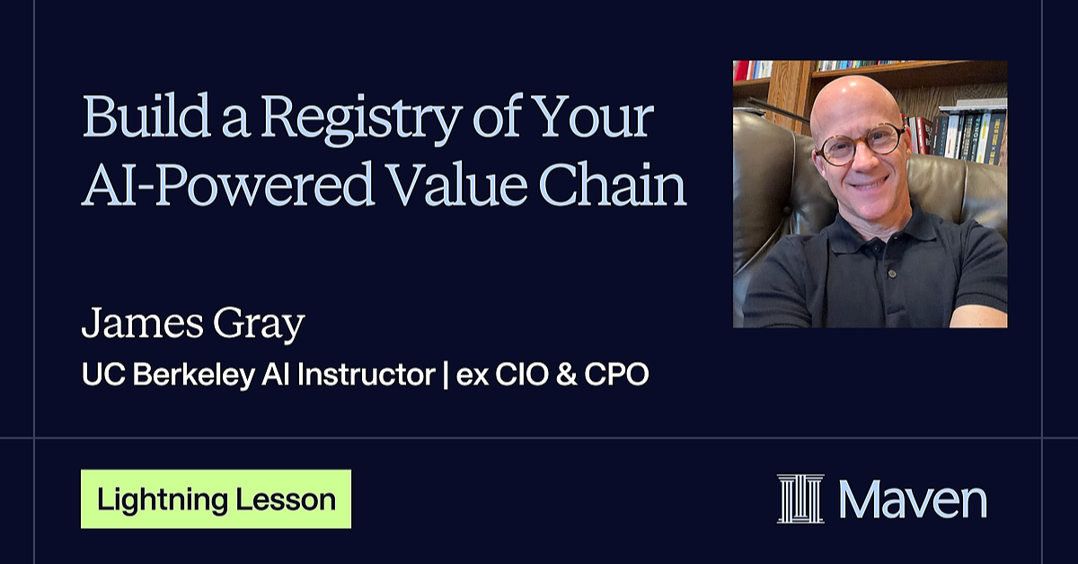 Build a Registry of Your AI-Powered Value Chain