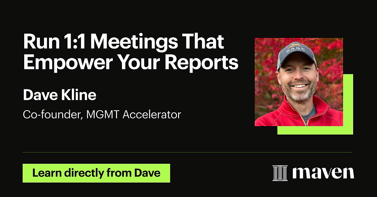 Run 1:1 Meetings That Empower Your Reports