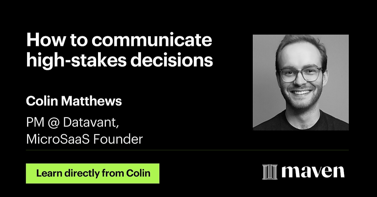 How to communicate high-stakes decisions