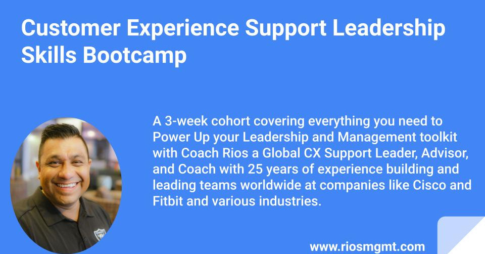 Customer Experience Support Leadership Skills Coaching Bootcamp by ...