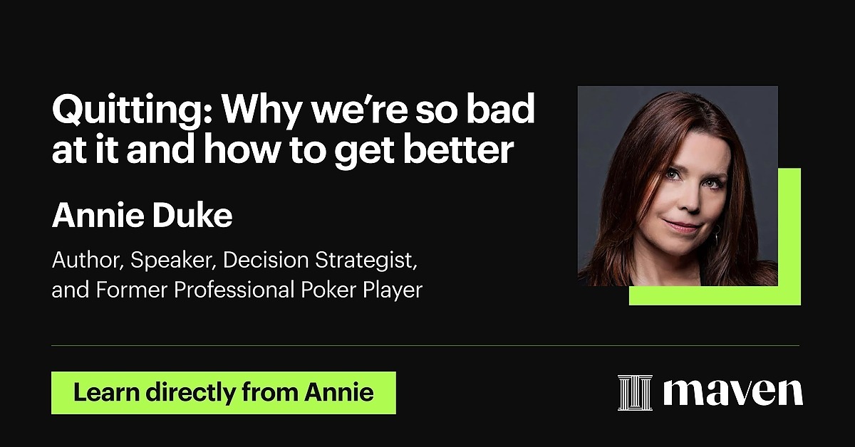 Quitting: Why we’re so bad at it and how to get better
