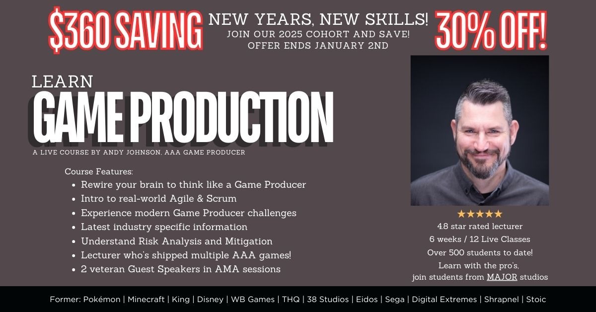 Game Production by Andy Johnson on Maven