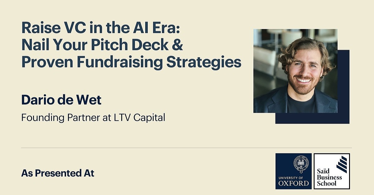 Raise VC in the AI Era: Nail Your Pitch & Fundraising