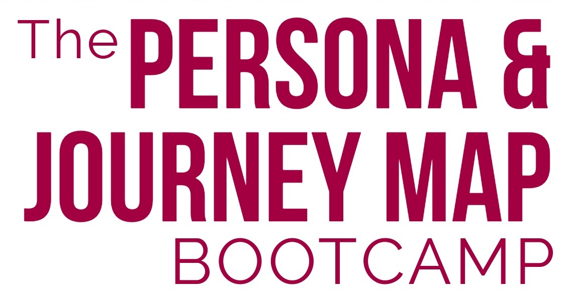 The Persona & Journey Map Bootcamp by Andrew Schall on Maven