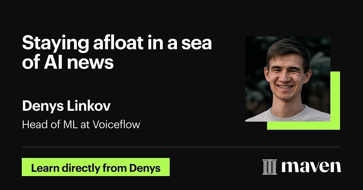 Staying afloat in a sea of AI news