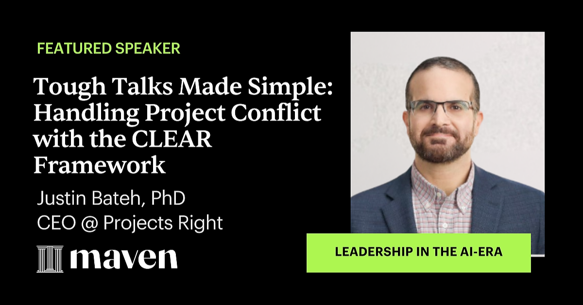 Handling Project Conflict with the CLEAR Framework