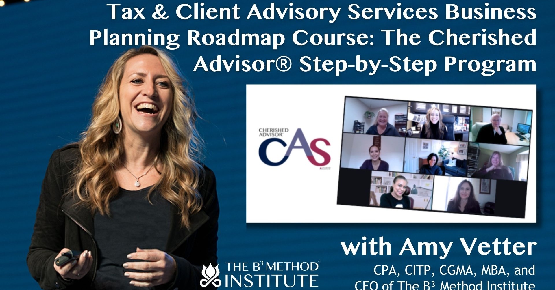 Tax & Client Advisory Services Business Planning Roadmap Course by Amy Vetter on Maven