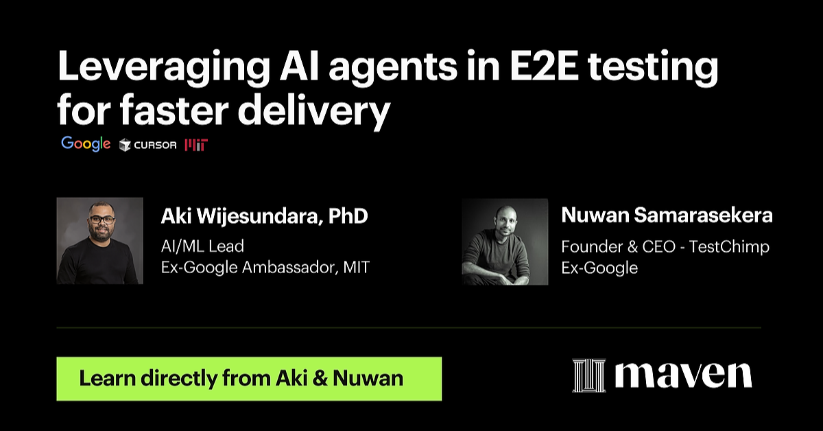 Leveraging AI agents in E2E testing for faster delivery.
