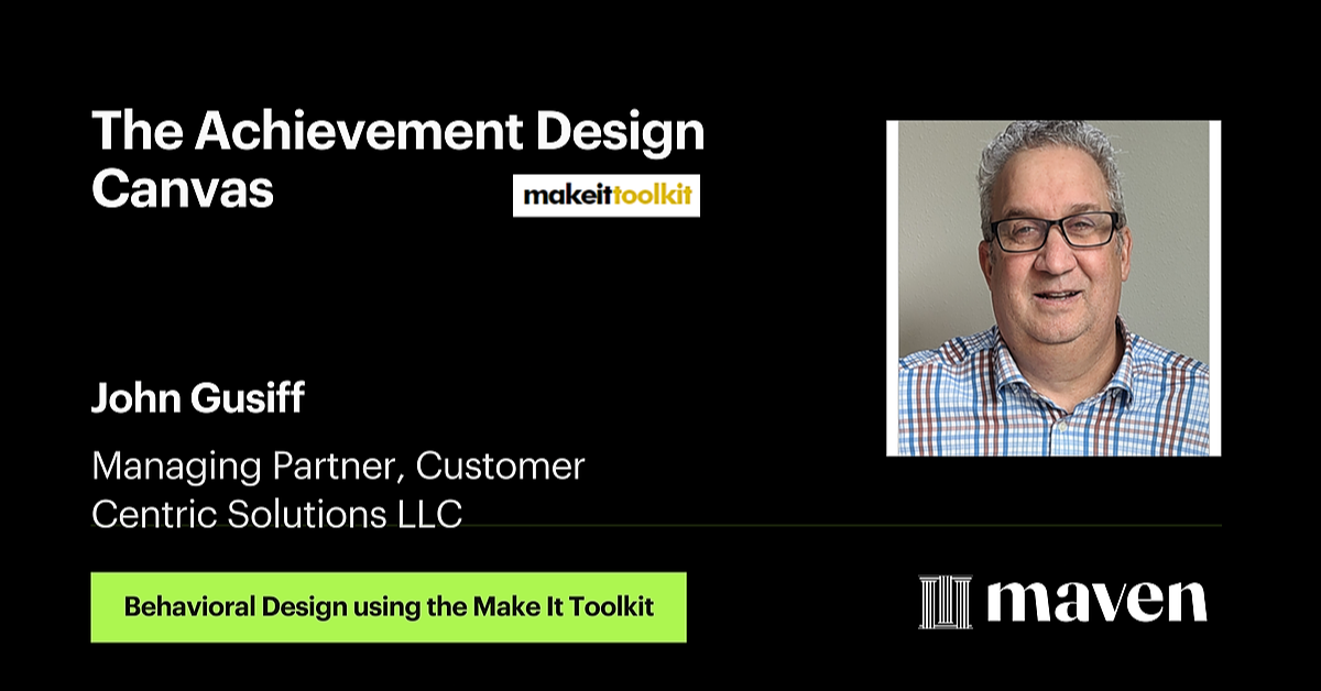 The Achievement Design Canvas (Make It Toolkit)