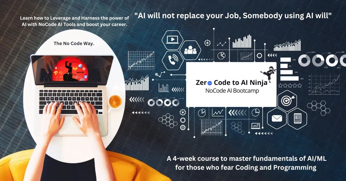 'Zero Code' to 'AI Ninja' NoCode AI Bootcamp by NOCODE IKIGAI on Maven