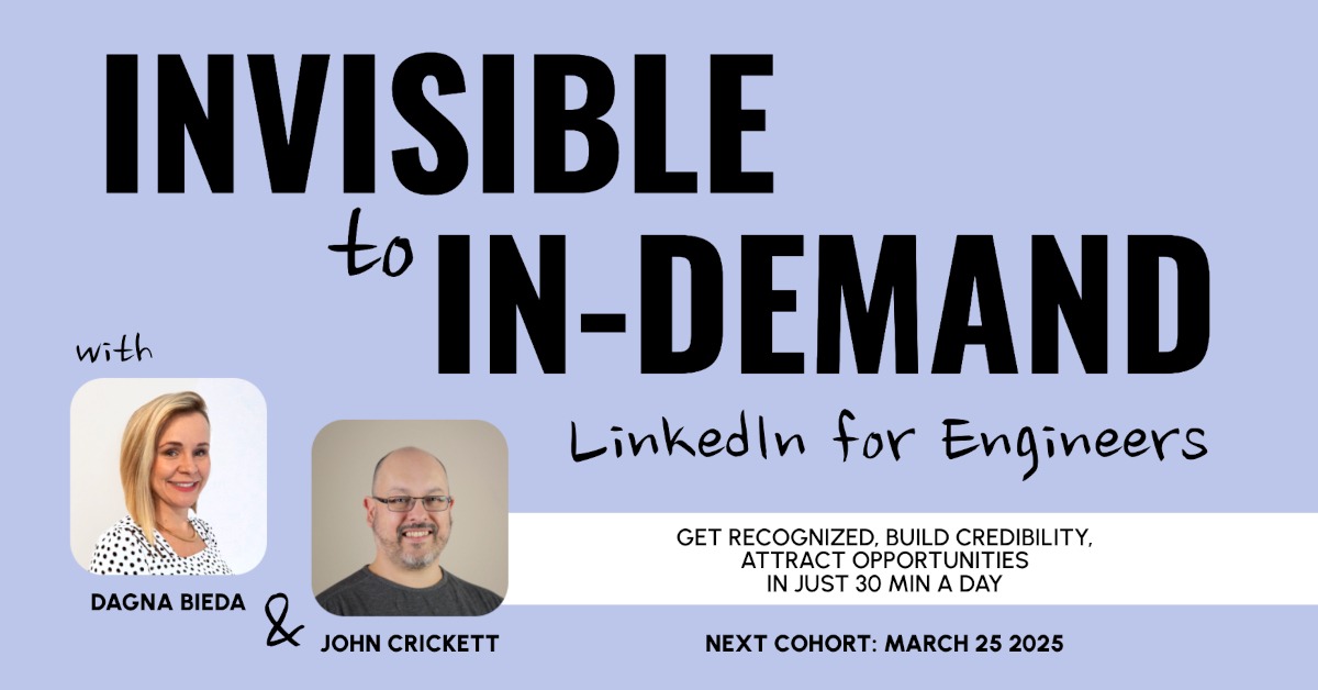 From Invisible to In-Demand: LinkedIn for Engineers by John Crickett ...