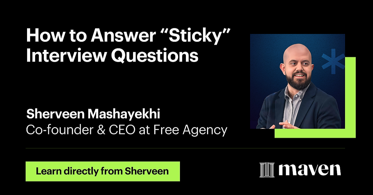 How to Answer "Sticky" Interview Questions