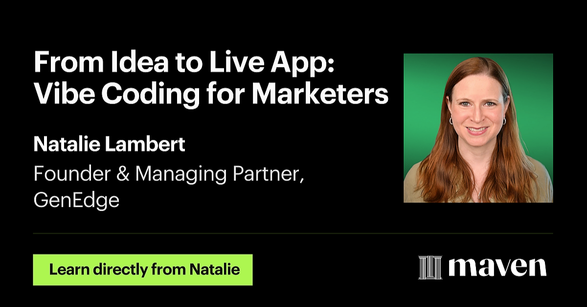From Idea to Live App: Vibe Coding for Marketers